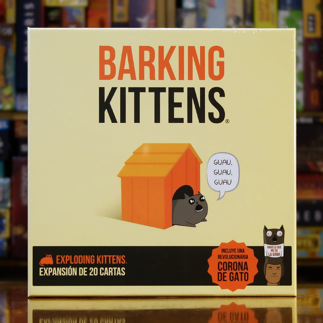 Exploding Kittens: Barking Kittens - Juego de Fiesta y Familiar – Mana House